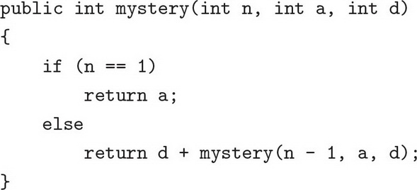 AP Computer Science A Practice Test 16: Recursion_crackap.com